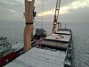 Dramatic situation as military freight ship gets stuck in Arctic ice