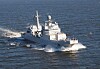 Russia's new landing ship sails into Pechenga Bay, takes on board a ...